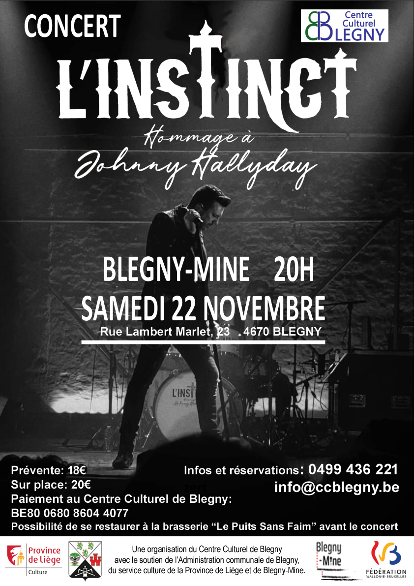 Concert Cover Johnny Hallyday | Blegny-Mine